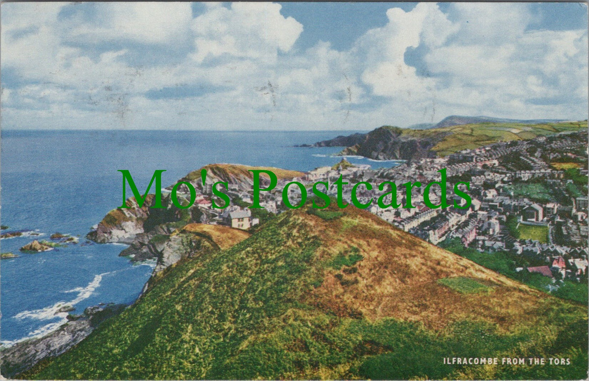 Devon Postcard - Ilfracombe From The Tors SW11895 | Mo’s Postcards