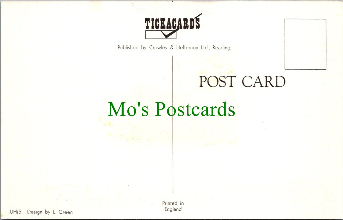 Greetings Postcard - Holiday Message, List of Activities SW11609 | Mo’s ...