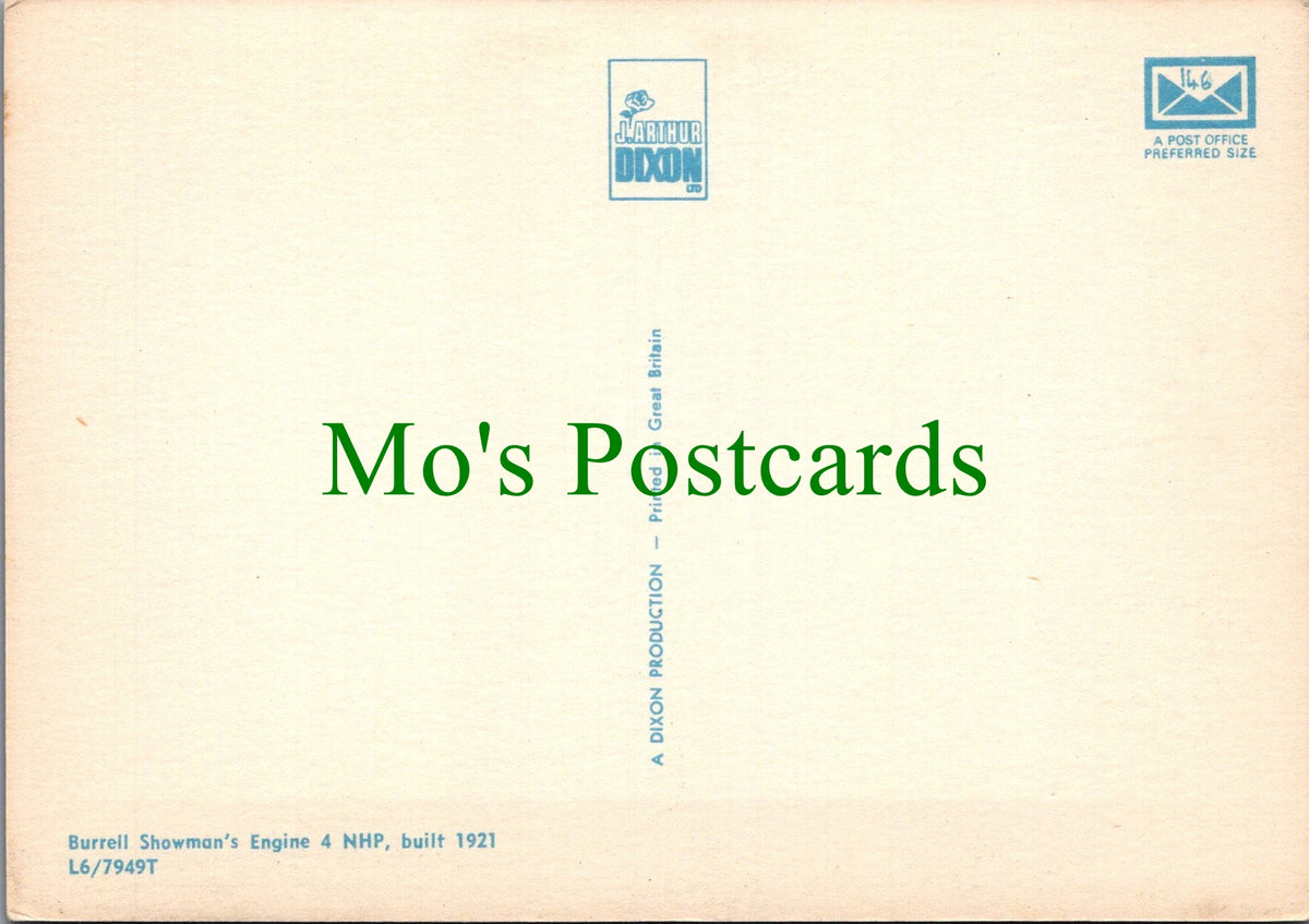 Traction Engine Postcard - Burrell Showman's Engine 4 NHP - SW13648 ...