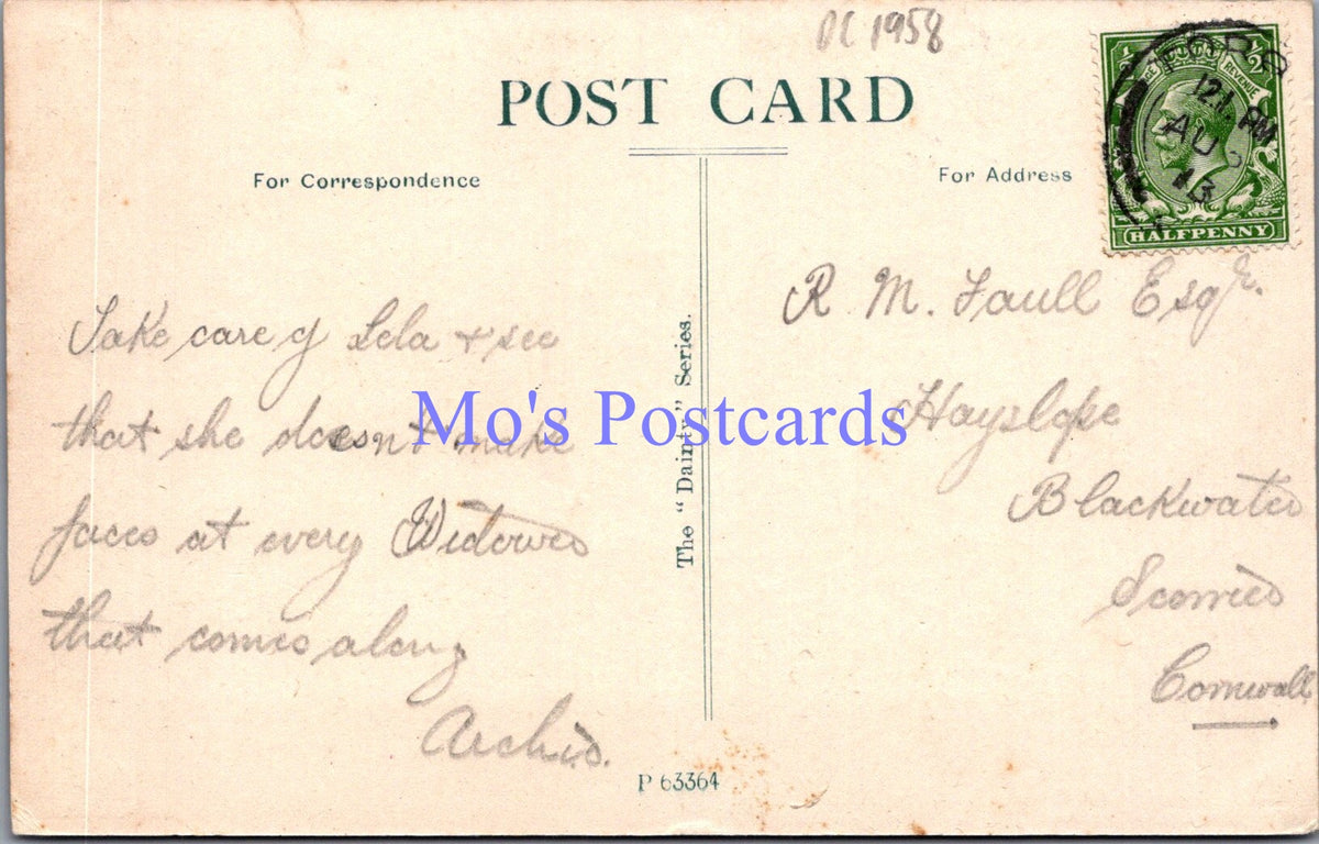 Devon Postcard - Torquay From Waldon Hill DC1958 | Mo’s Postcards