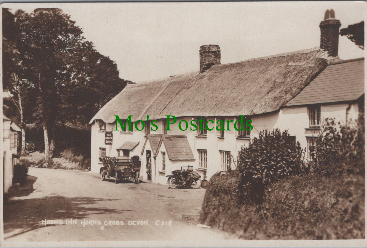 Devon Postcard - Hoops Inn, Horns Cross Ref.SW9888 | Mo’s Postcards