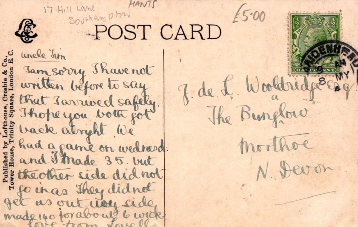 Hampshire Postcard - The Reception Room, Convent of The Poor Clares ...