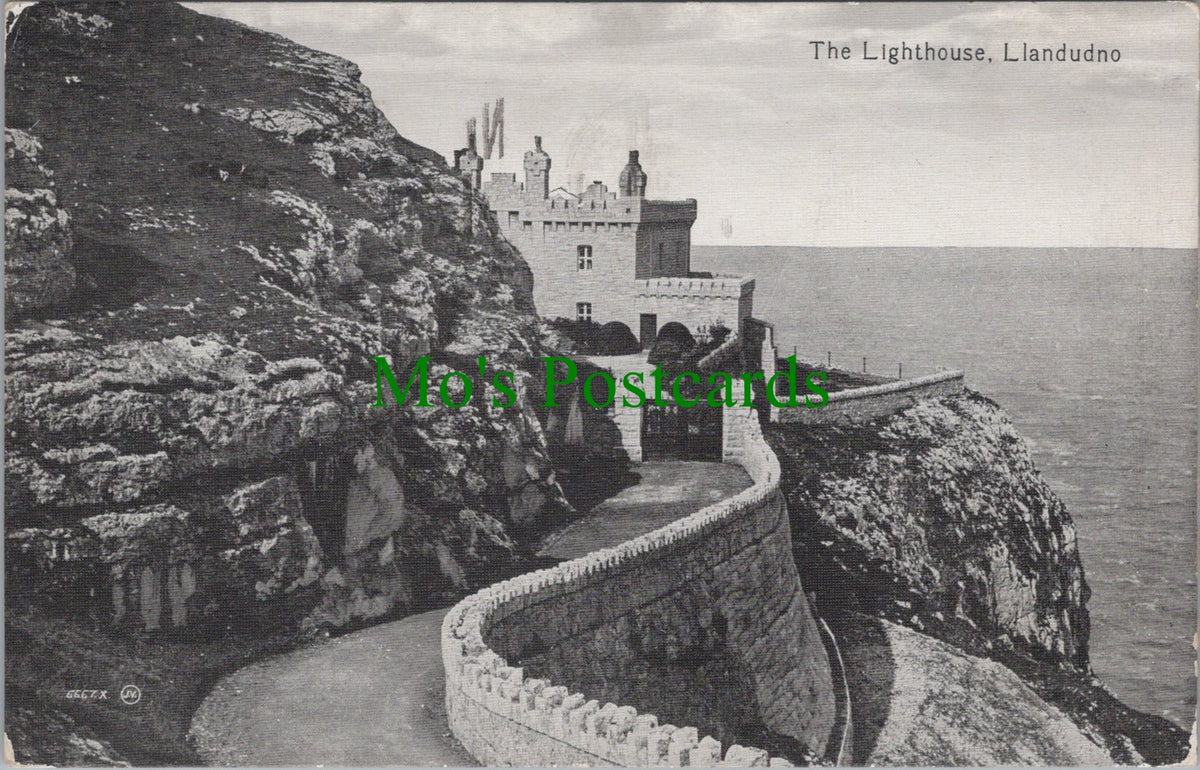 Wales Postcard - The Lighthouse, Llandudno SW7723 | Mo’s Postcards