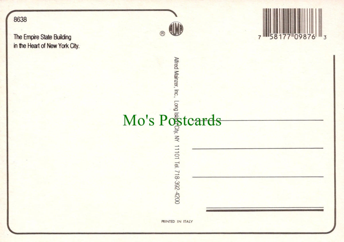 America Postcard - The Empire State Building, New York City SW3113 | Mo ...