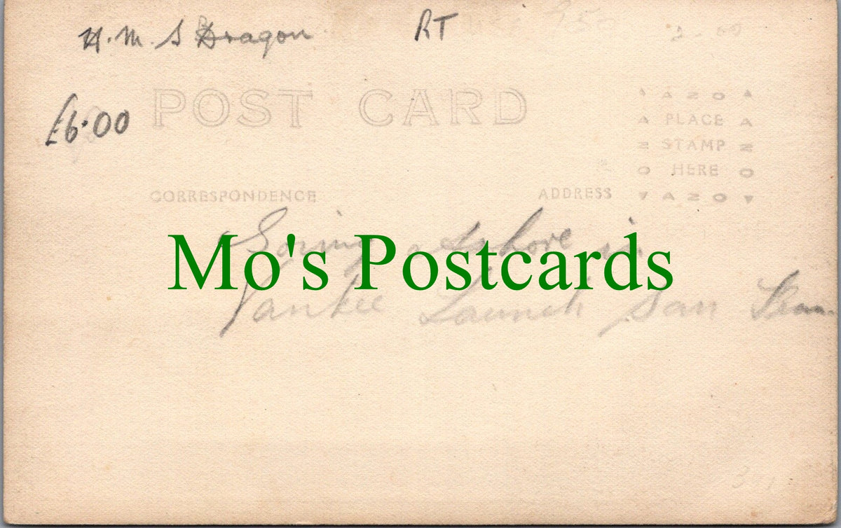 Naval Postcard - HMS Dragon Sailors | Mo’s Postcards