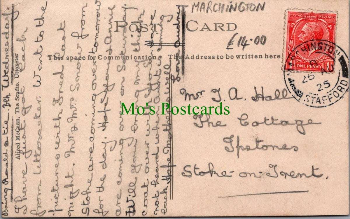 Staffordshire Postcard - Marchington Village SW5318 | Mo’s Postcards